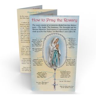 Mysteries of the Rosary - How to Pray the Rosary Pamphlet – Discount ...