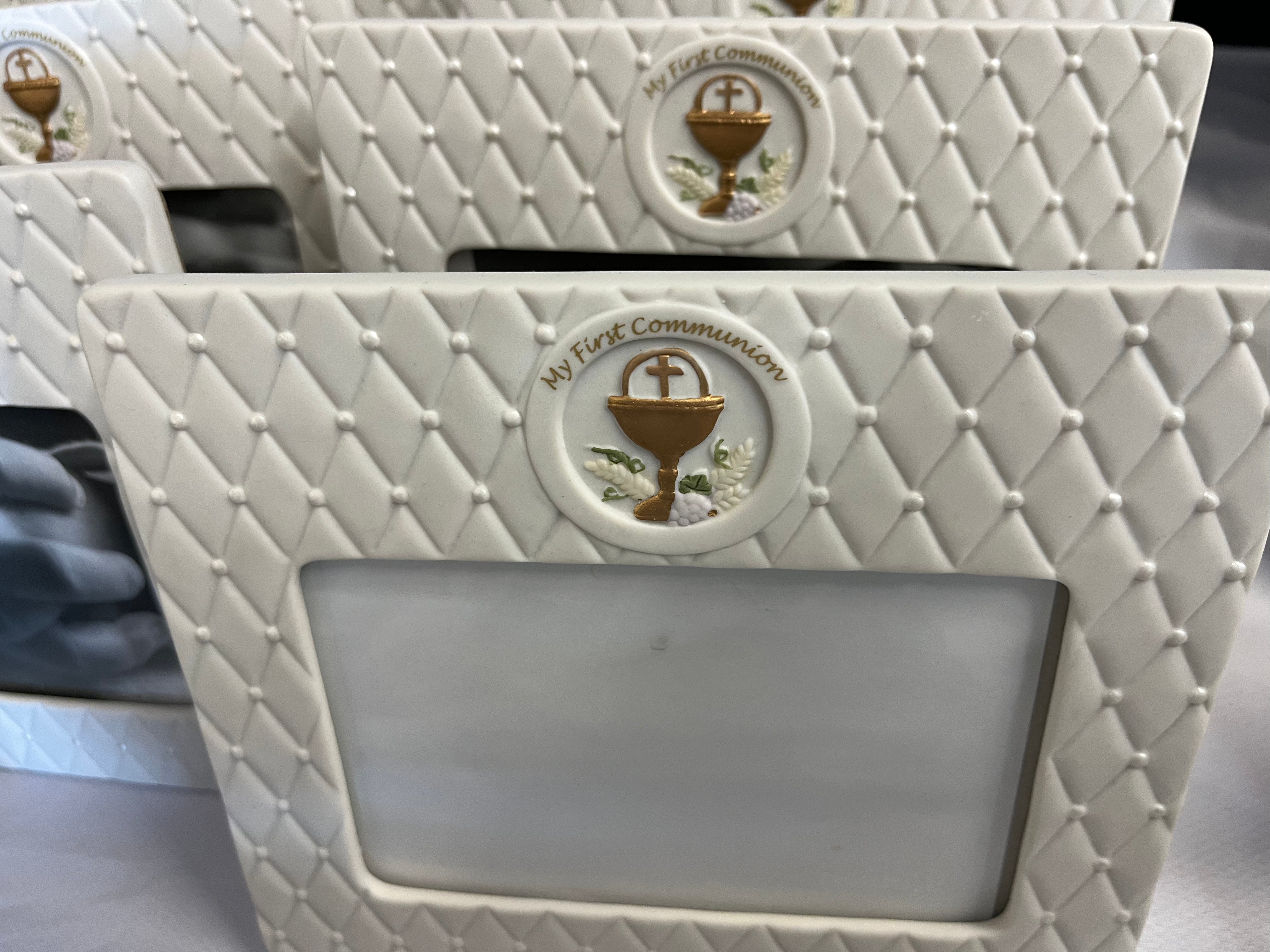 My First Communion Porcelain Picture Frame – Discount Catholic Store