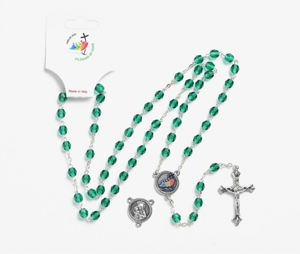 Jubilee 2025 Emerald Rosary – Discount Catholic Store