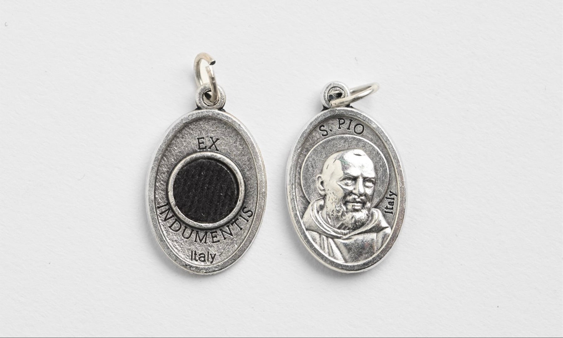 St. Padre Pio Relic Medal with 3rd Class Relic – Discount Catholic Store