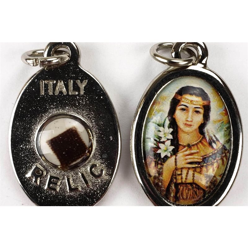 St Kateri Tekakwitha Relic Medal – Discount Catholic Store