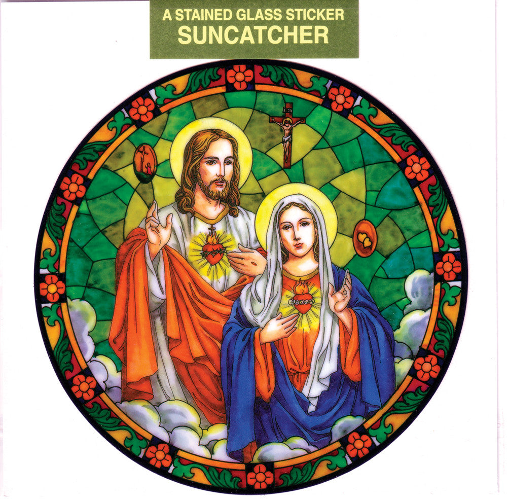 SH Jesus and IH Mary Window Sticker – Discount Catholic Store